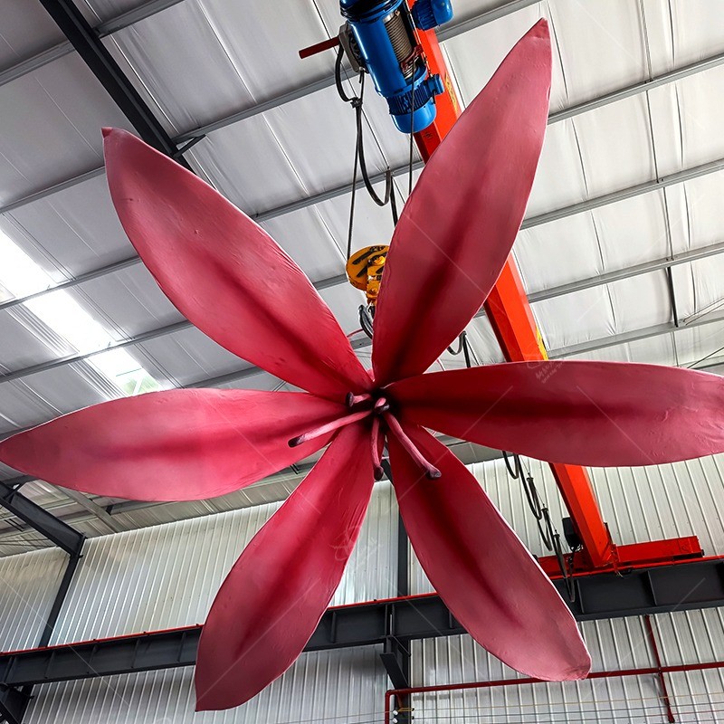 Custom Animatronic Flower Model for Theme Parks - Waterproof